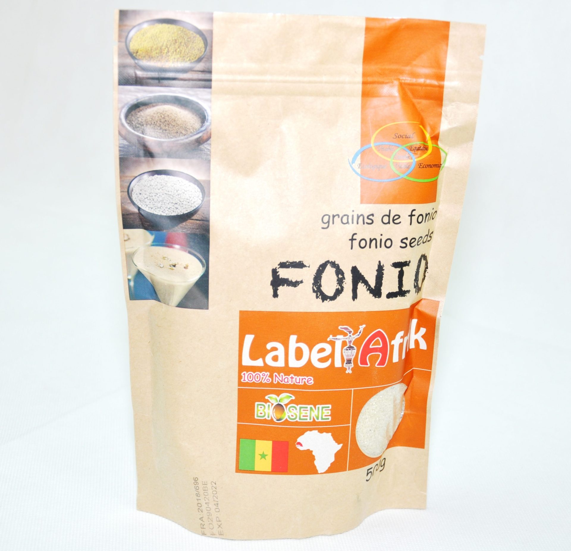 FONIO BIOSENE -LABELAFRIK- 500g - Plateforme «E-KOMKOM»