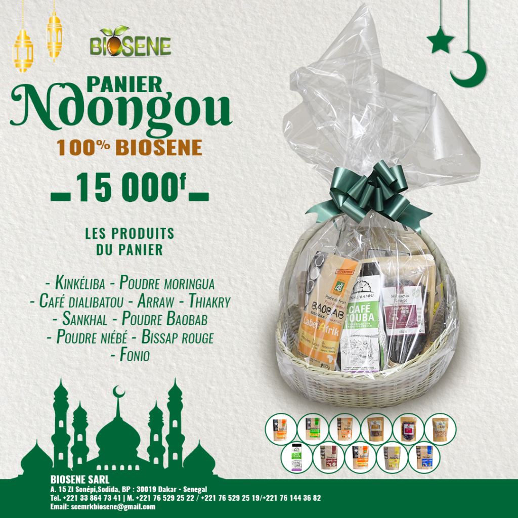 PANIER NDOGOU 100% BIOSENE (produits naturels) - Plateforme «E-KOMKOM»