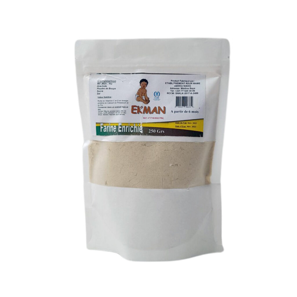 FARINE ENRICHIE EN SACHET DE 250 g