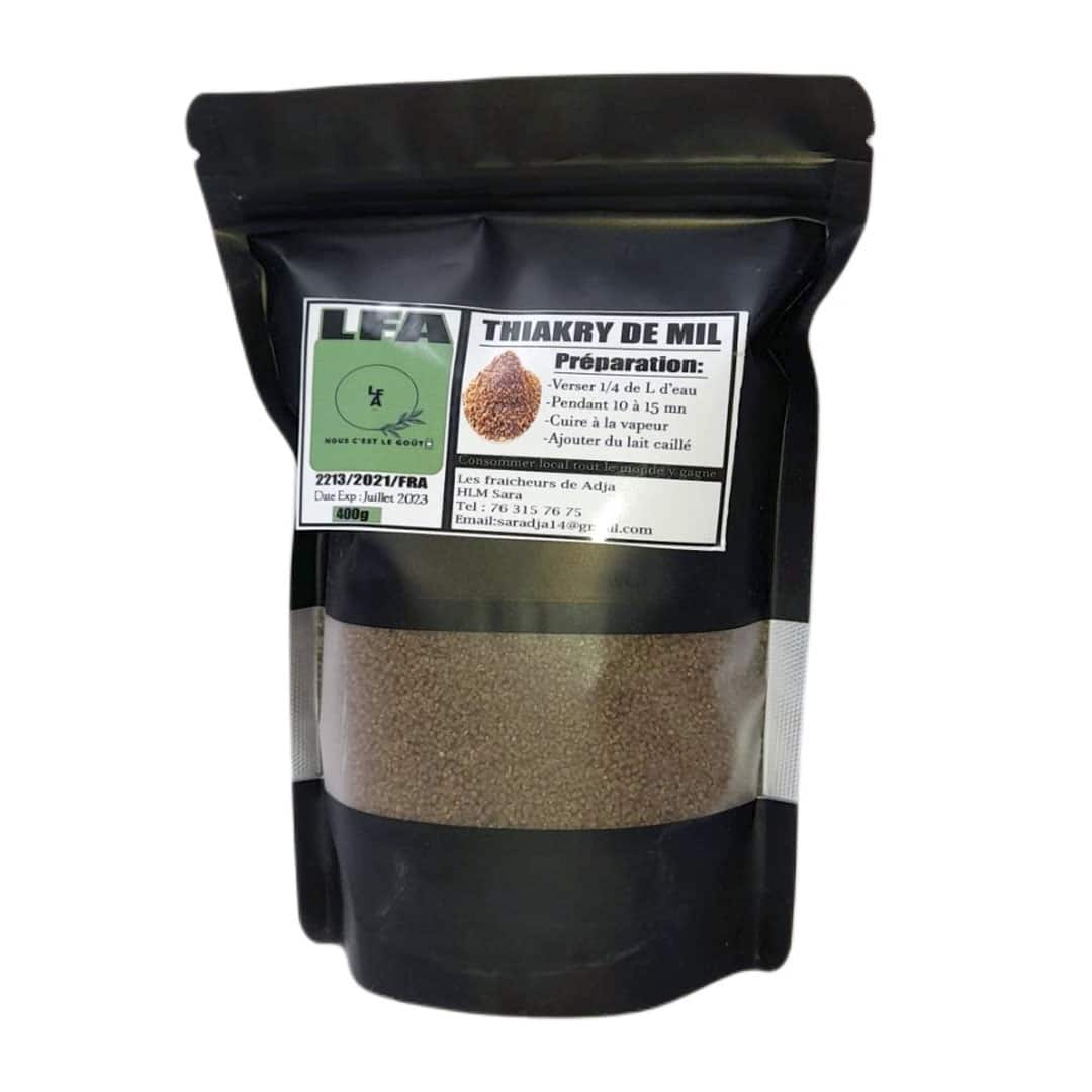 THIAKRY DE MIL EN SACHET DE 400g - Plateforme «E-KOMKOM»