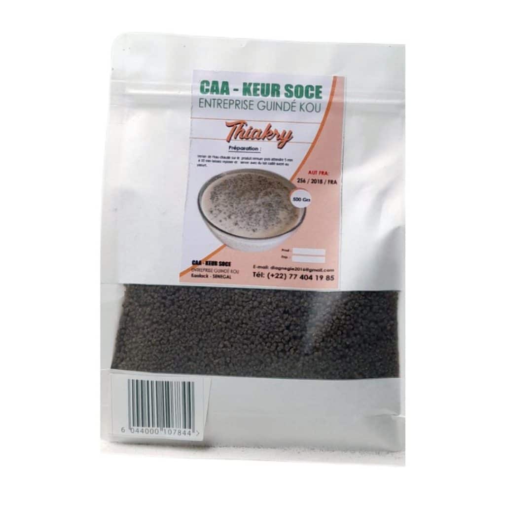 THIAKRY DE MIL EN SACHET DE 500g - Plateforme «E-KOMKOM»